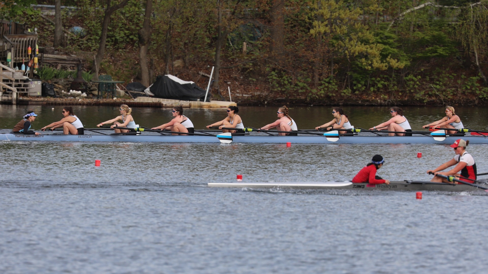 Rowing News | #1 Tufts Women's Rowing Wins First-Ever NESCAC Title